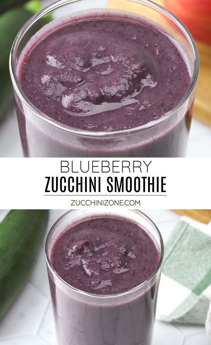 Blueberry Zucchini Smoothie - Zucchini Zone
