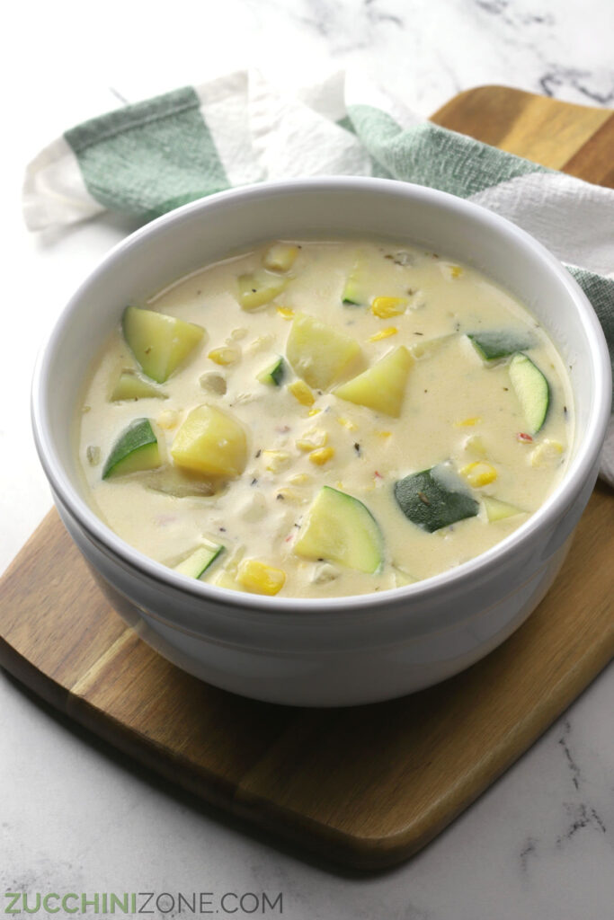 Zucchini Corn Chowder - Zucchini Zone