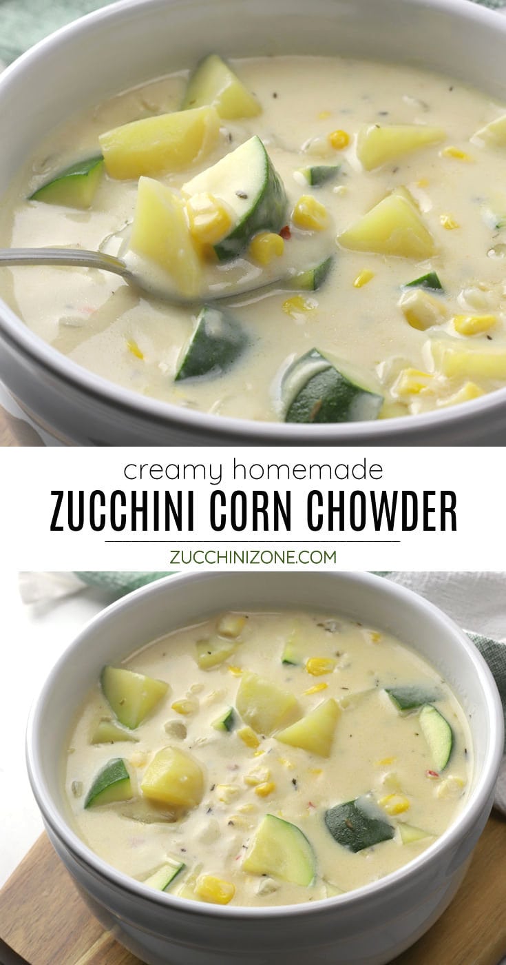 Zucchini Corn Chowder - Zucchini Zone