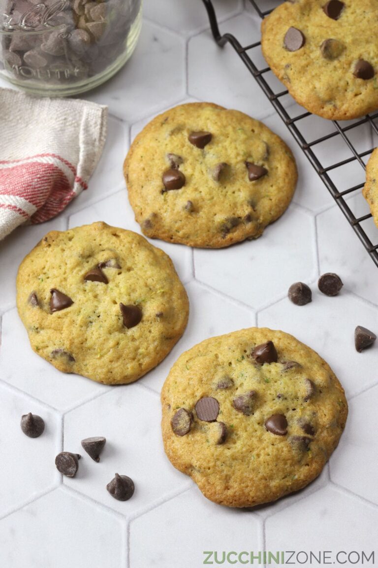 Zucchini Chocolate Chip Cookies - Zucchini Zone