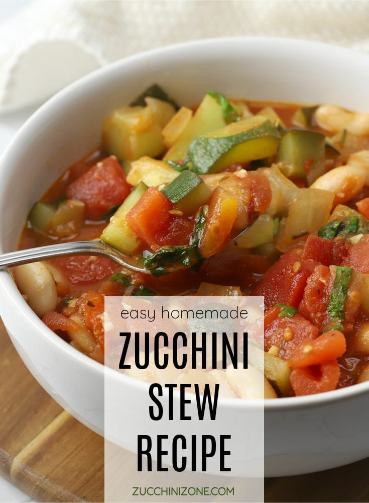 Zucchini Stew - Zucchini Zone