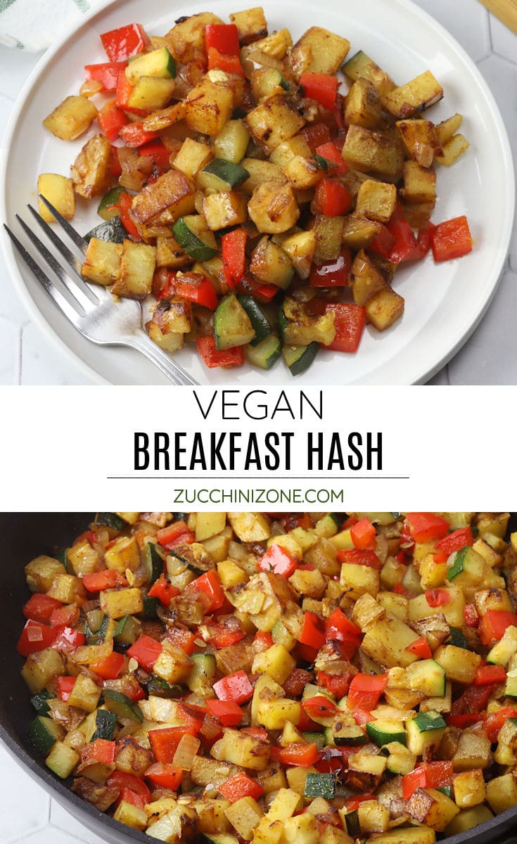 Vegan Breakfast Hash - Zucchini Zone