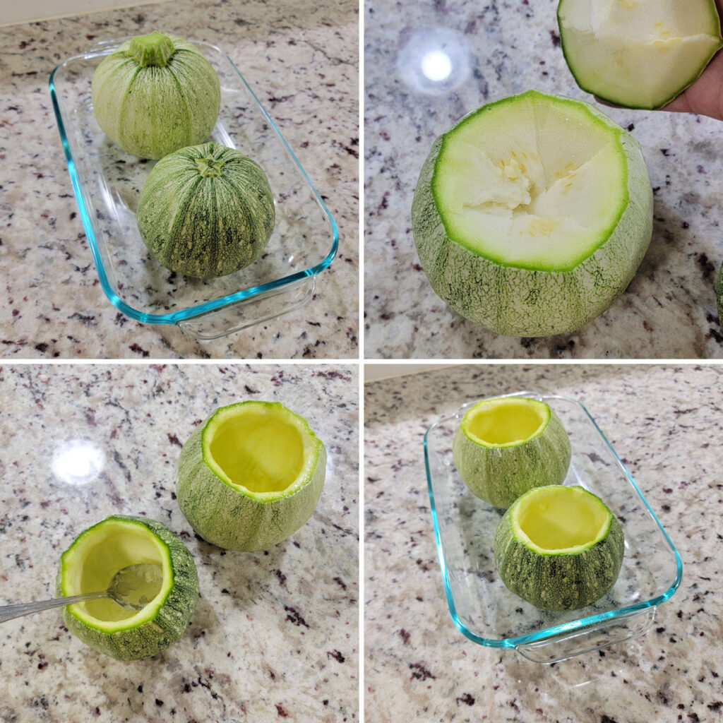 Stuffed Round Zucchini - Zucchini Zone