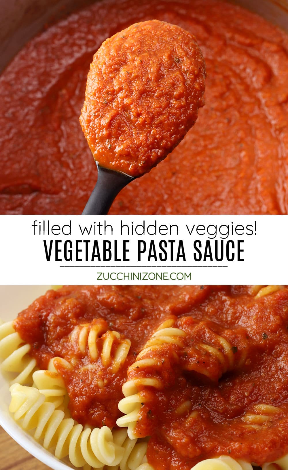 Vegetable Pasta Sauce - Zucchini Zone