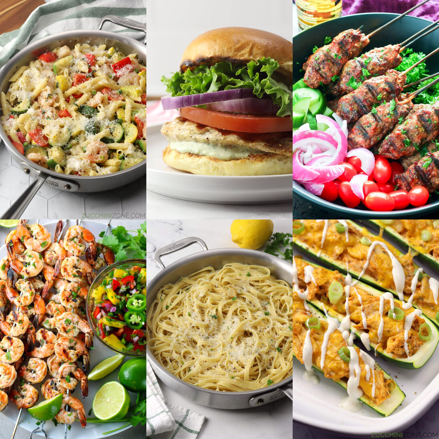 30 Easy Summer Dinner Ideas - Zucchini Zone