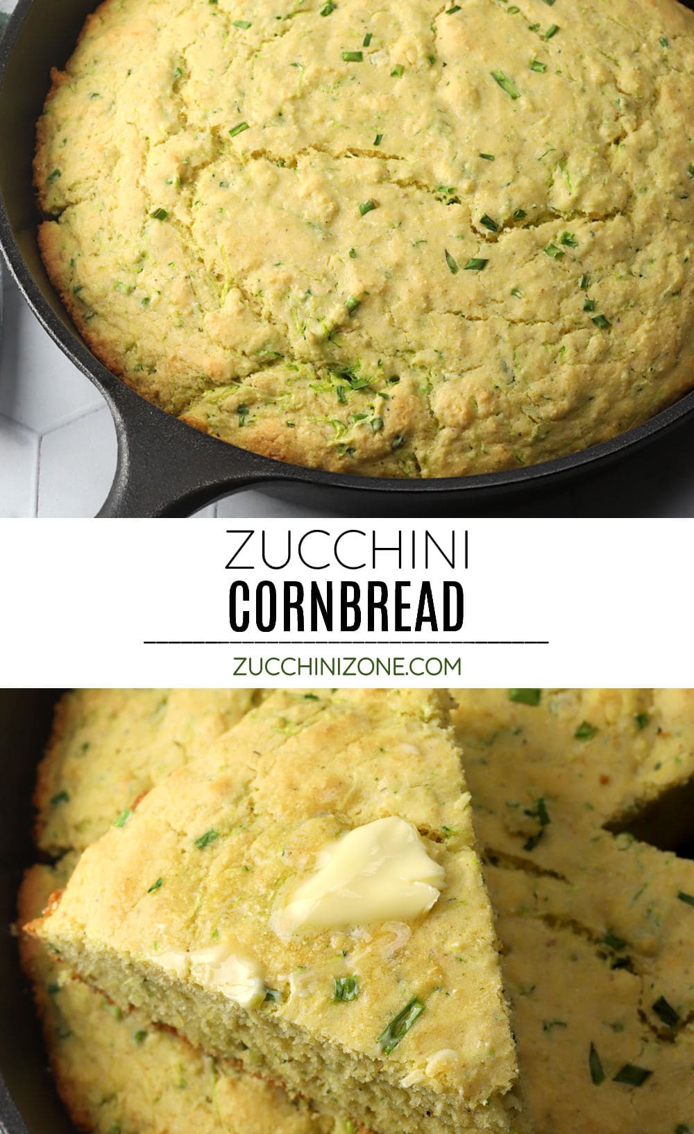 Zucchini Cornbread - Zucchini Zone
