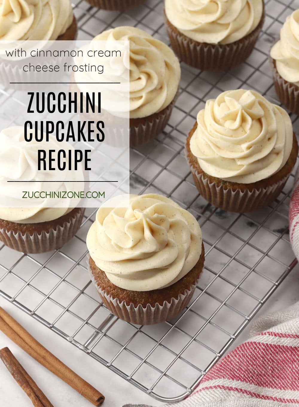 Zucchini Cupcakes - Zucchini Zone