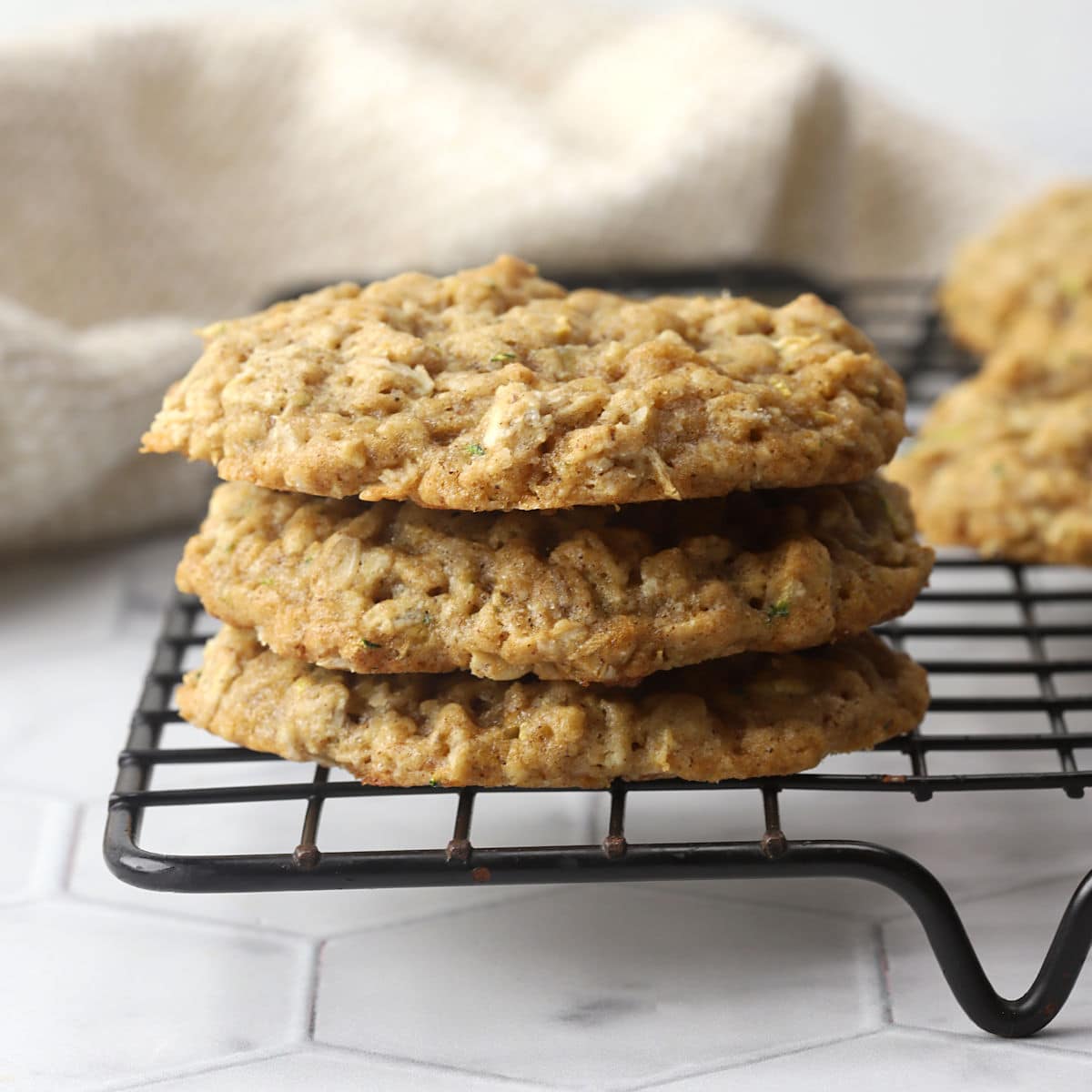 Oatmeal Zucchini Cookies - Zucchini Zone