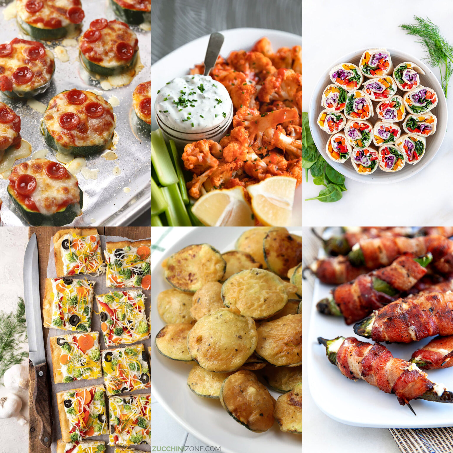20 Easy Appetizers with Vegetables - Zucchini Zone