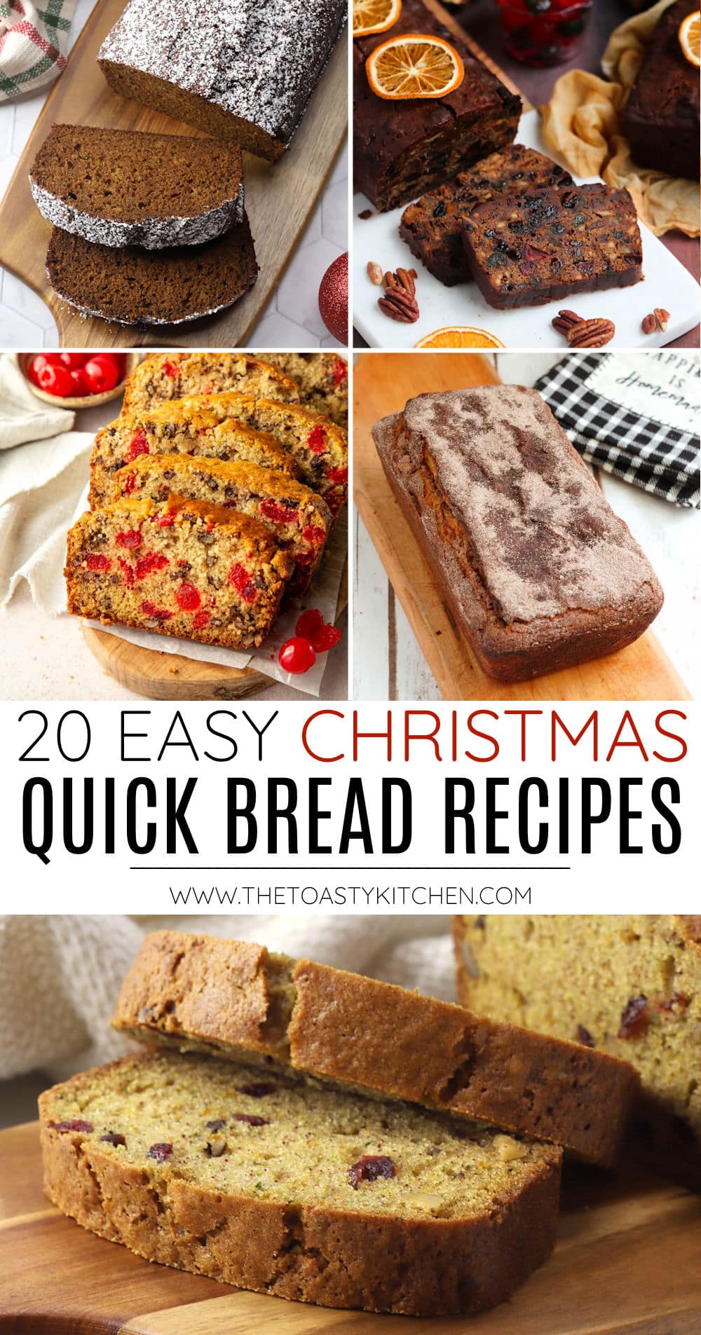 20 Easy Christmas Quick Breads - Zucchini Zone